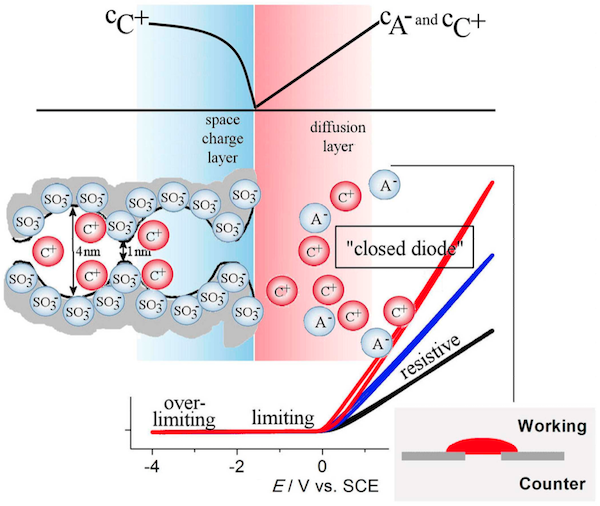 Publication: A Cationic Diode Based on Asymmetric Nafion® Film Deposits ...